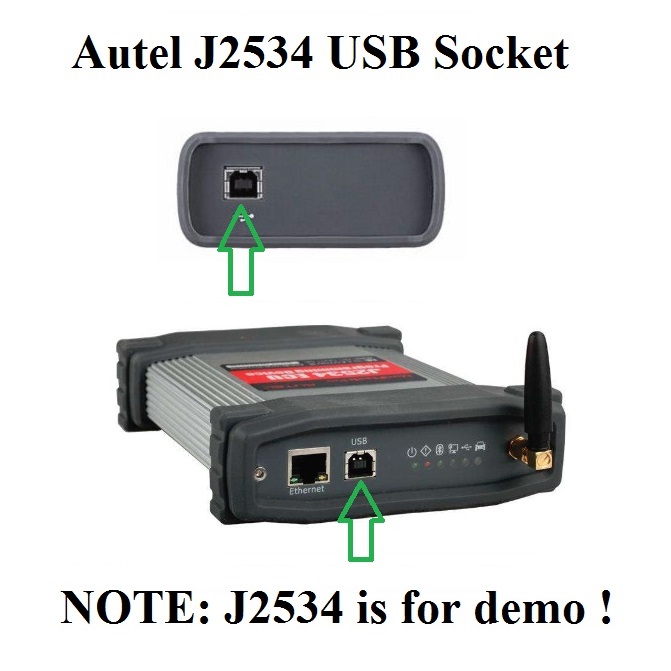 USB Socket Jack Port Connector for Autel MS908P MaxiFlash J2534|Autel ...