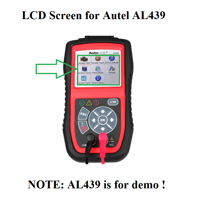 LCD Screen Display Replacement for Autel AutoLink AL439 Scanner|Autel ...