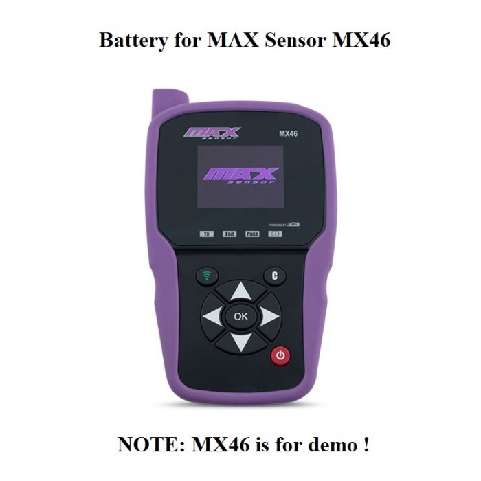 Battery Replacement for MAX Sensor MX46 TPMS Diagnostic Tool|MAX-MX46 ...