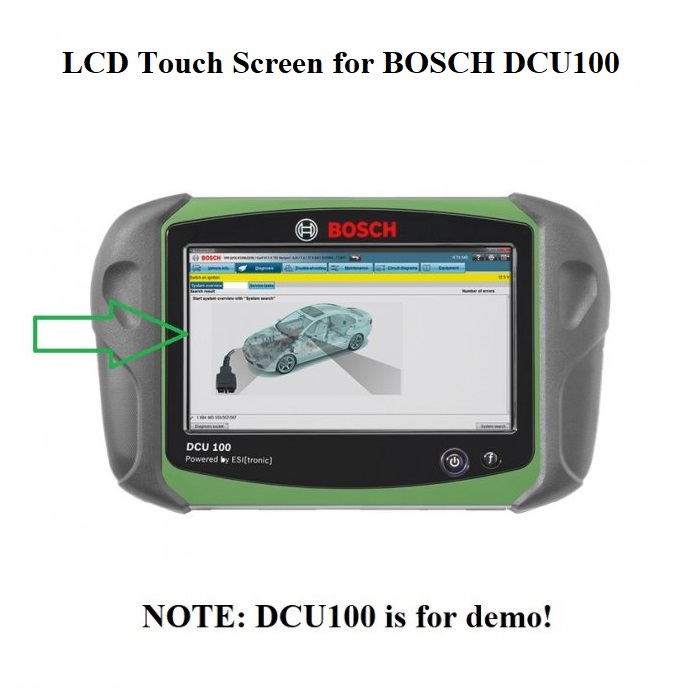 LCD Touch Screen Digitizer Replacement for BOSCH DCU100 Scanner|BOSCH ...