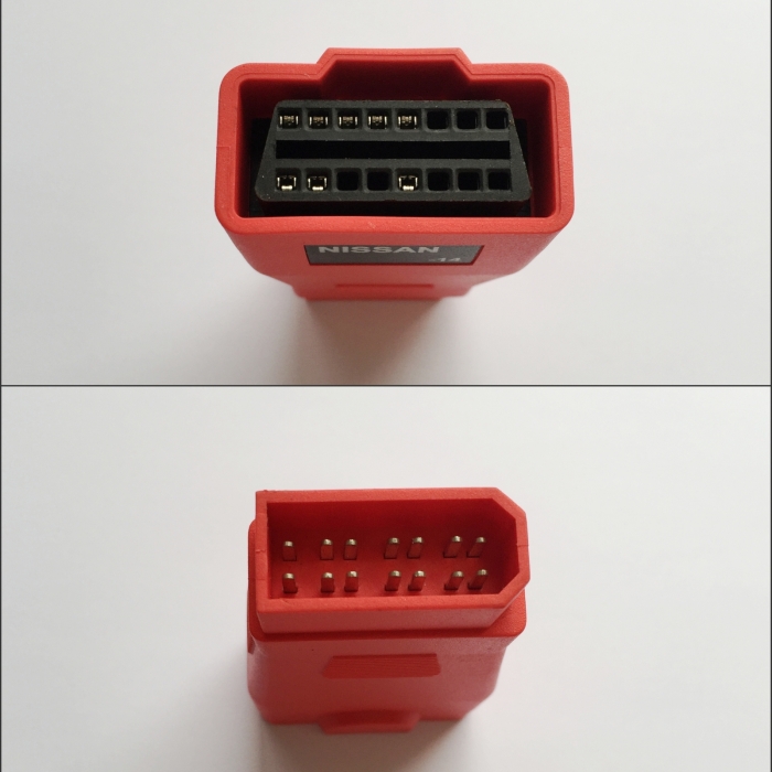 Nissan 14Pin Adapter for Autel MaxiSys MS905 MS906 MS908 Pro CV|Autel ...
