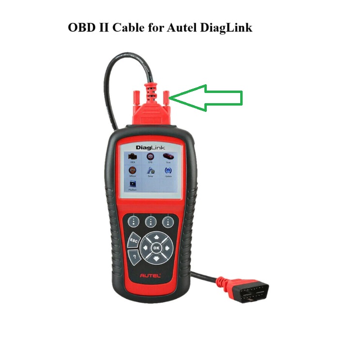 OBD2 Cable Diagnostic Cable for Autel DiagLink Scan Tool|Autel-DiagLink ...