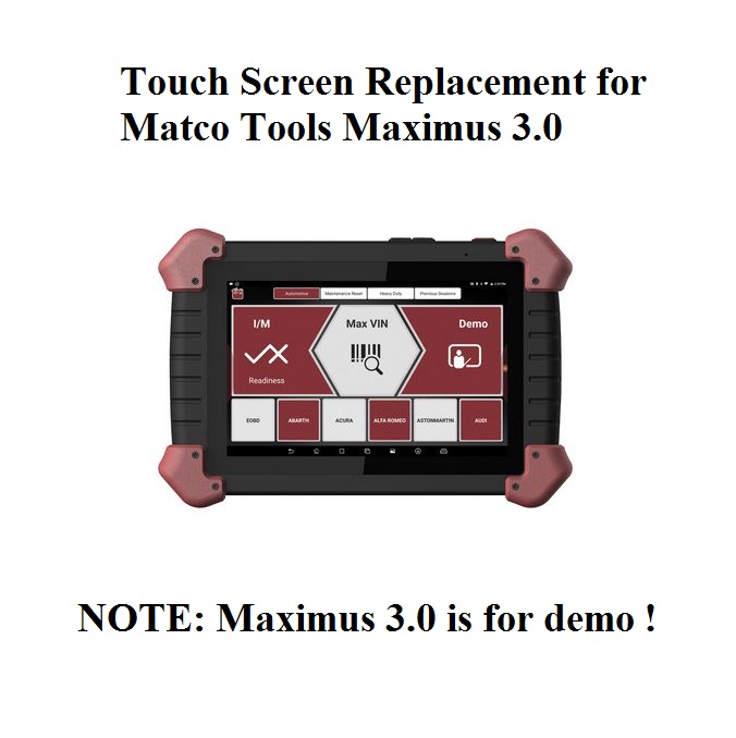 Touch Screen Digitizer Replacement for Matco Tools Maximus 3.0|Matco ...