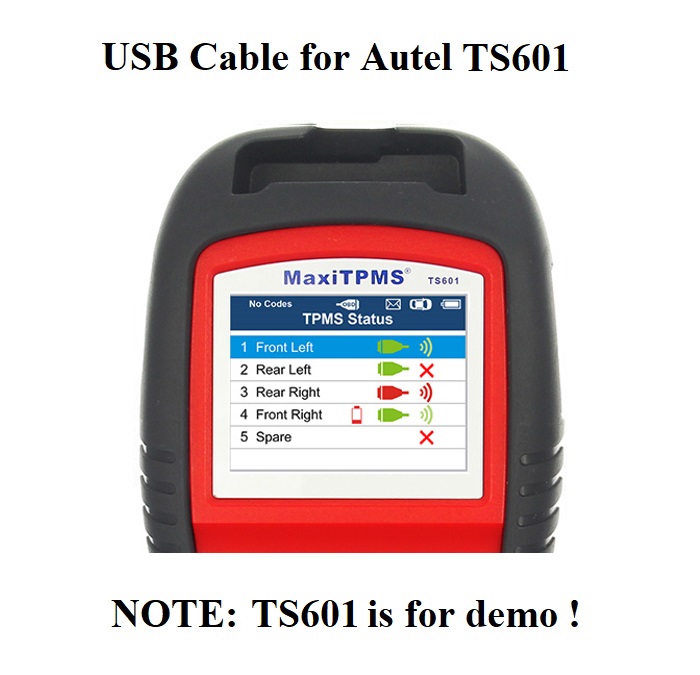 USB Charging Cable for Autel MaxiTPMS TS601 TPMS Tool|Autel-TS601|AUTEL ...