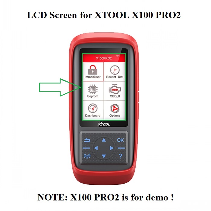 LCD Screen Display Replacement for XTOOL X100 PRO2 X100PRO2|XTOOL ...
