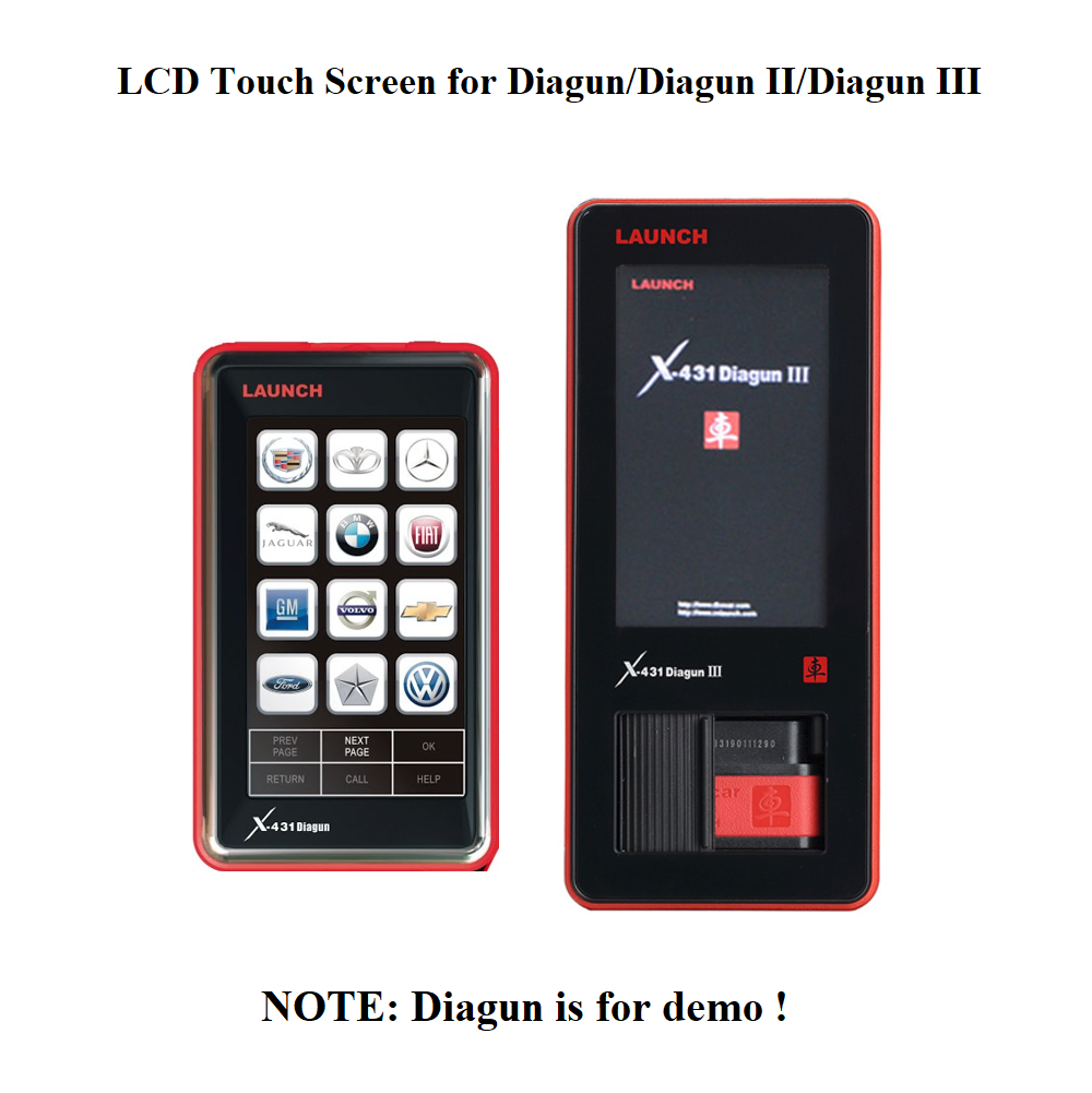 LCD Touch Screen Digitizer for LAUNCH X431 Diagun Diagun II III|LAUNCH ...