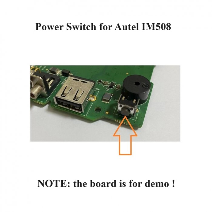 Power Switch Button for Autel MaxiIM IM508 IM508S Key Programmer|Autel ...