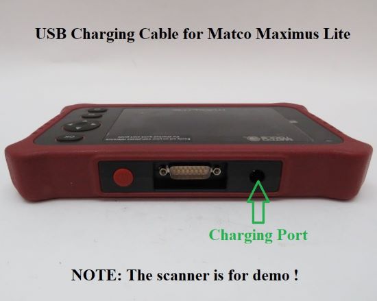 USB Charging Cable for Matco Tools Maximus Lite MDMAXLITE|Matco ...